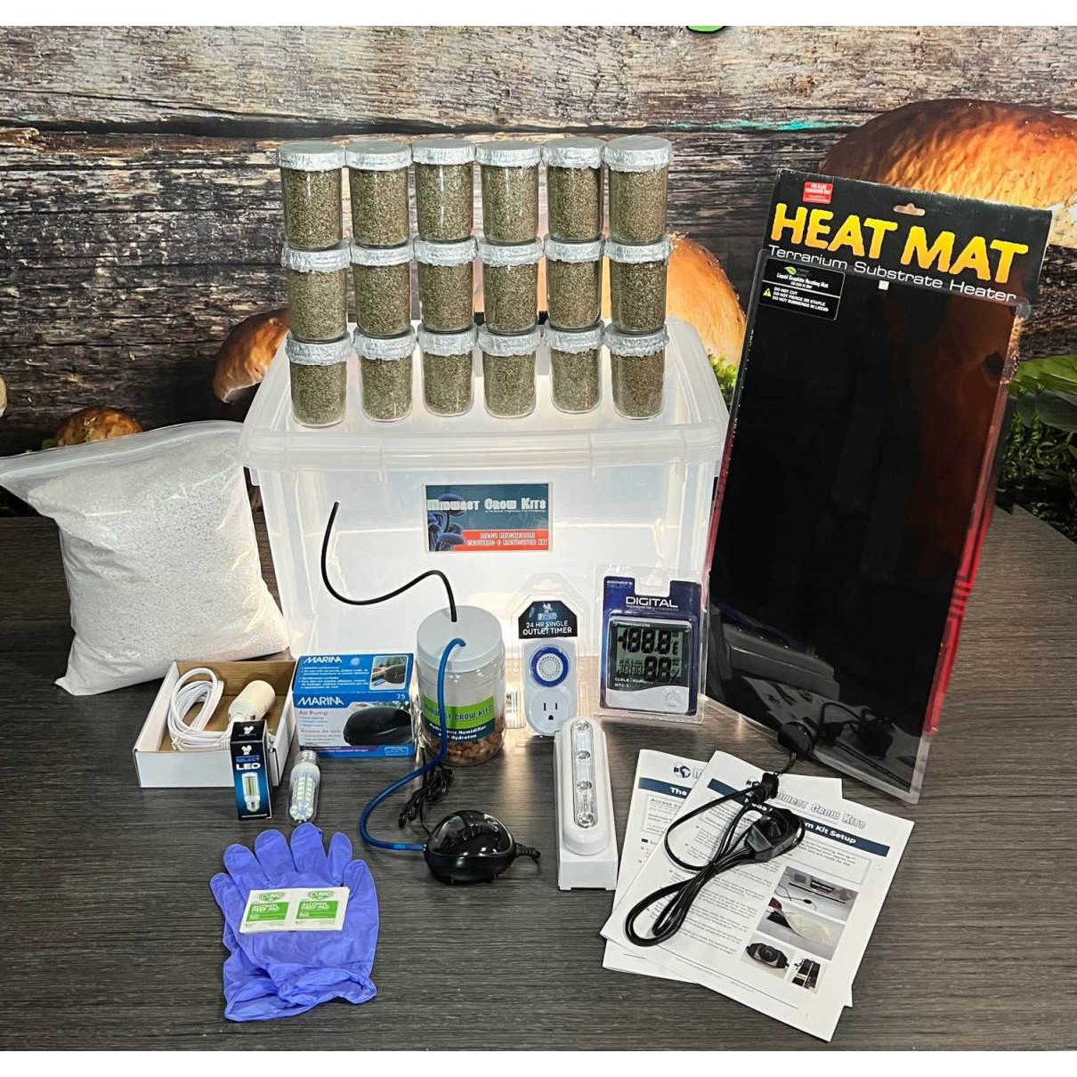Midwest Grow Kits Mega Mushroom Kit - Complete Automated System