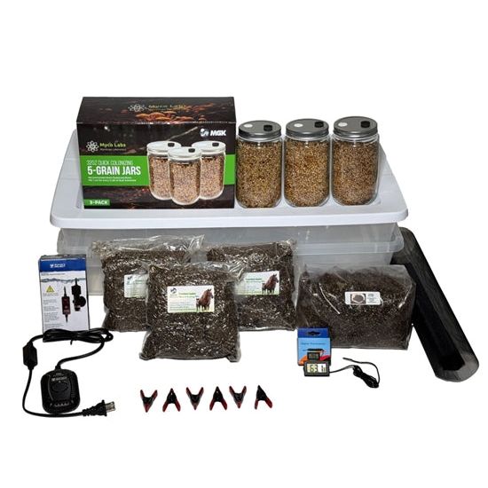 Midwest Grow Kits Complete XL Grass Lover's Mushroom Growing Kit - Gordo Tek