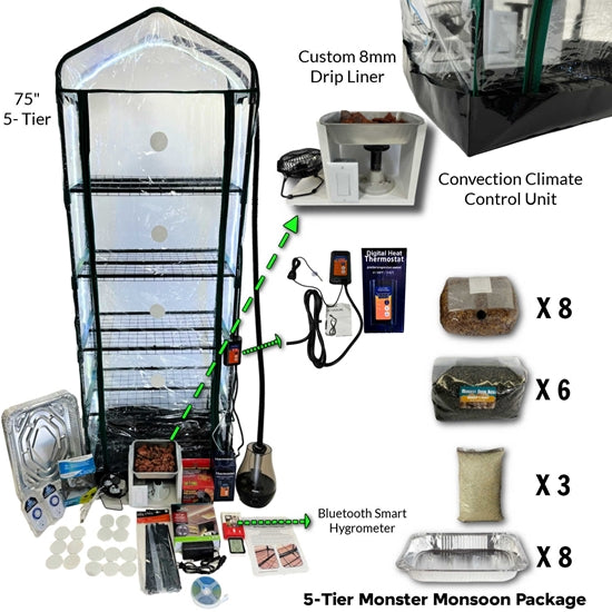 Midwest Grow Kits Monster Monsoon Ecosphere Mushroom Growing System