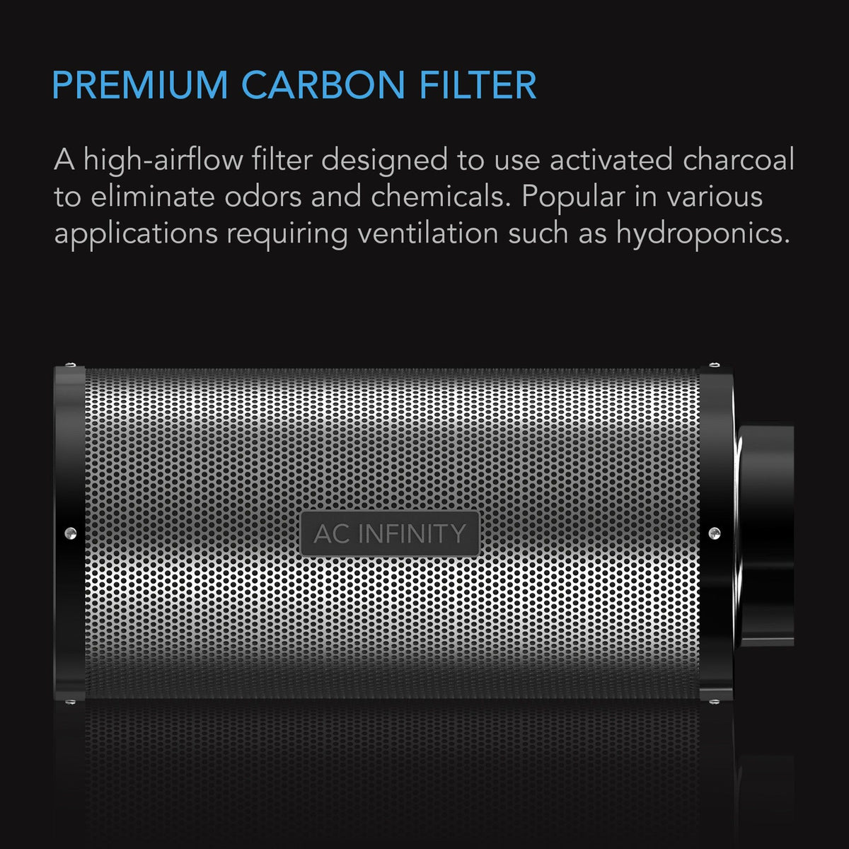 AC Infinity 6" Duct Premium Carbon Filter