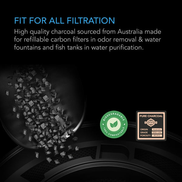 AC Infinity 8 lb Carbon Refill | 1200+ IAV Australian Charcoal