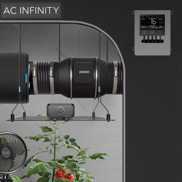AC Infinity Cloudline T4 Inline Fan System w/ Smart Controller