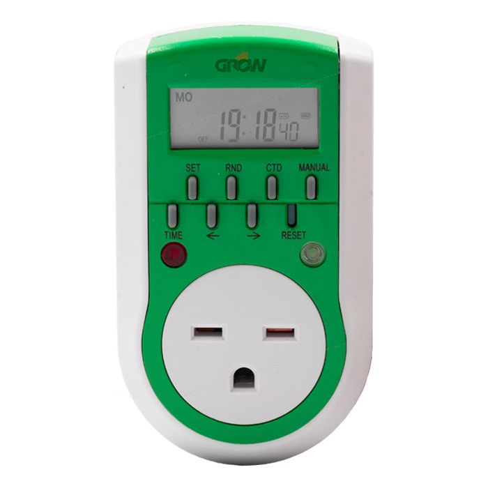 Grow1 240V Single Outlet Digital Timer