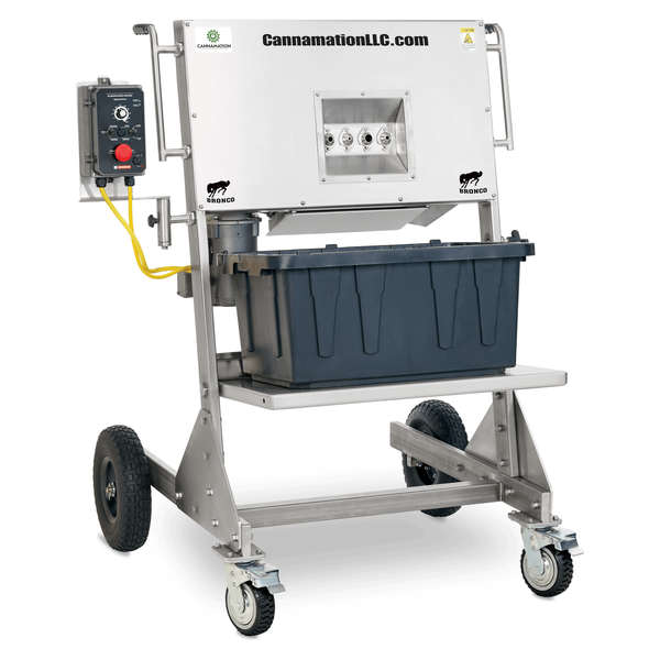 Cannamation Bronco Bucker Hemp Debudder & Bucking Machine